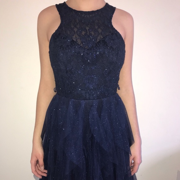 Windsor | Dresses | Sparkly Navy Blue Prom Dress | Poshmark